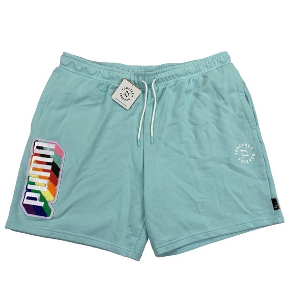 Puma | Shorts | Puma Mens Pride Regular Fit Tuftedchenille Logo Shorts ...